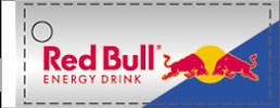 Small Red Bull Line Art Flavor Drink Labels | Small Vending Machine ...
